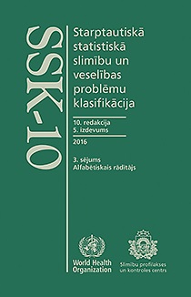 SSK-10 klasifikācija - Kodu tabulsaraksts un skaidrojumi